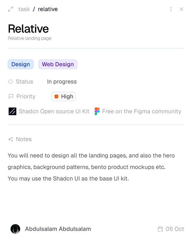 Relative - Modern Next.js Template